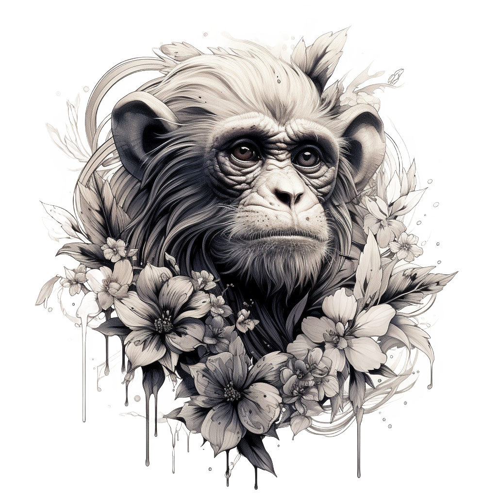 Monkeys – Tattoos Wizard Designs