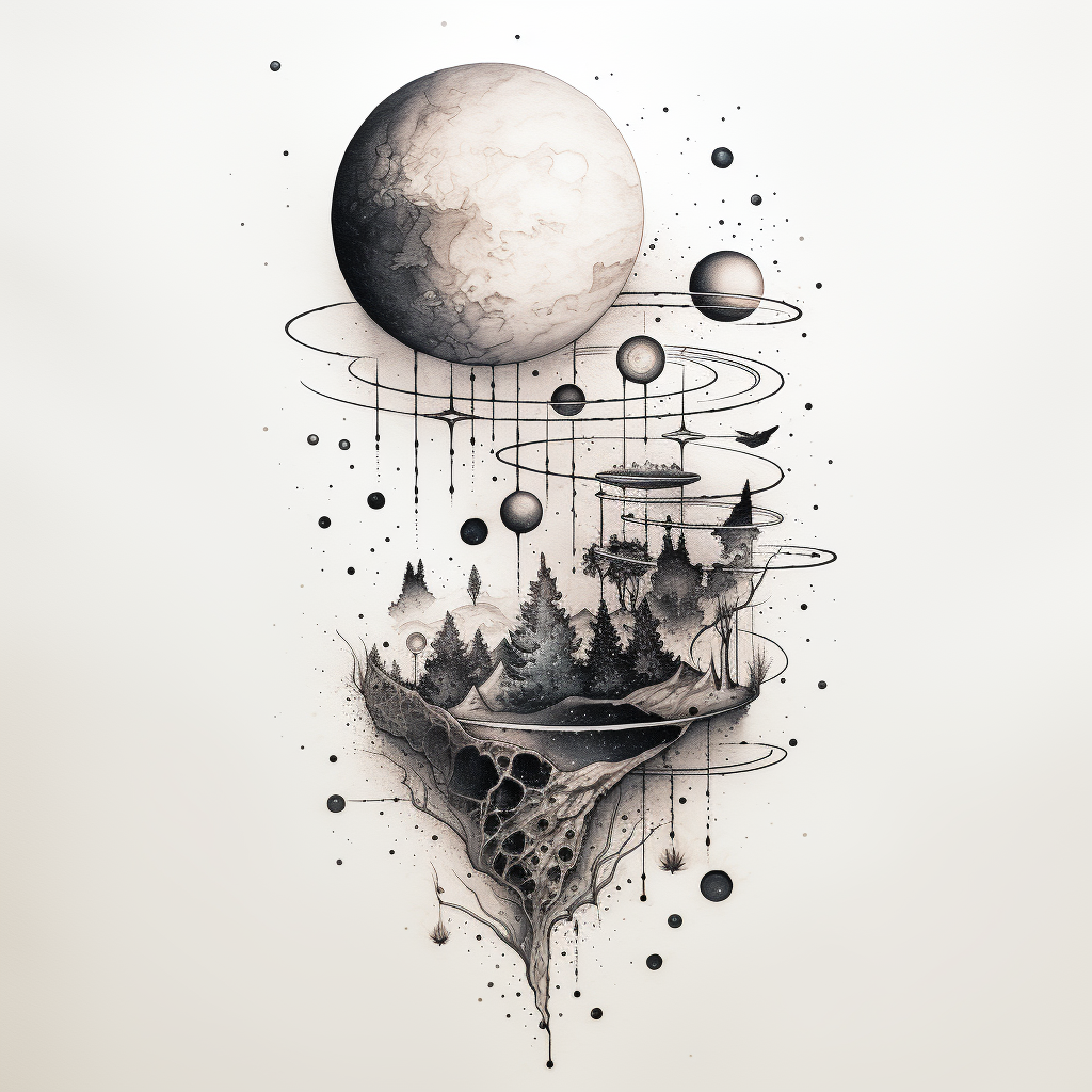 Cosmic Tattoo Design and Meaning – Tattoos Wizard Designs