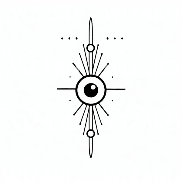 Minimalist Eye Tattoo Design – Tattoos Wizard Designs