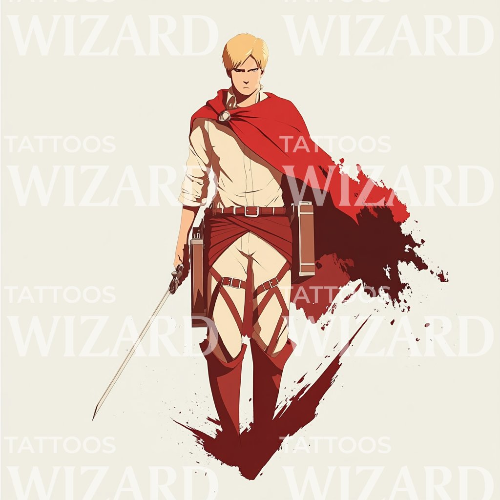 My Soldiers Rage Symbolic AOT Tattoo Design – Tattoos Wizard Designs