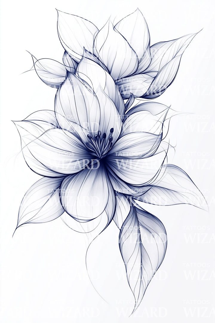 Flower Tattoo Design and Meaning – Tattoos Wizard Designs
