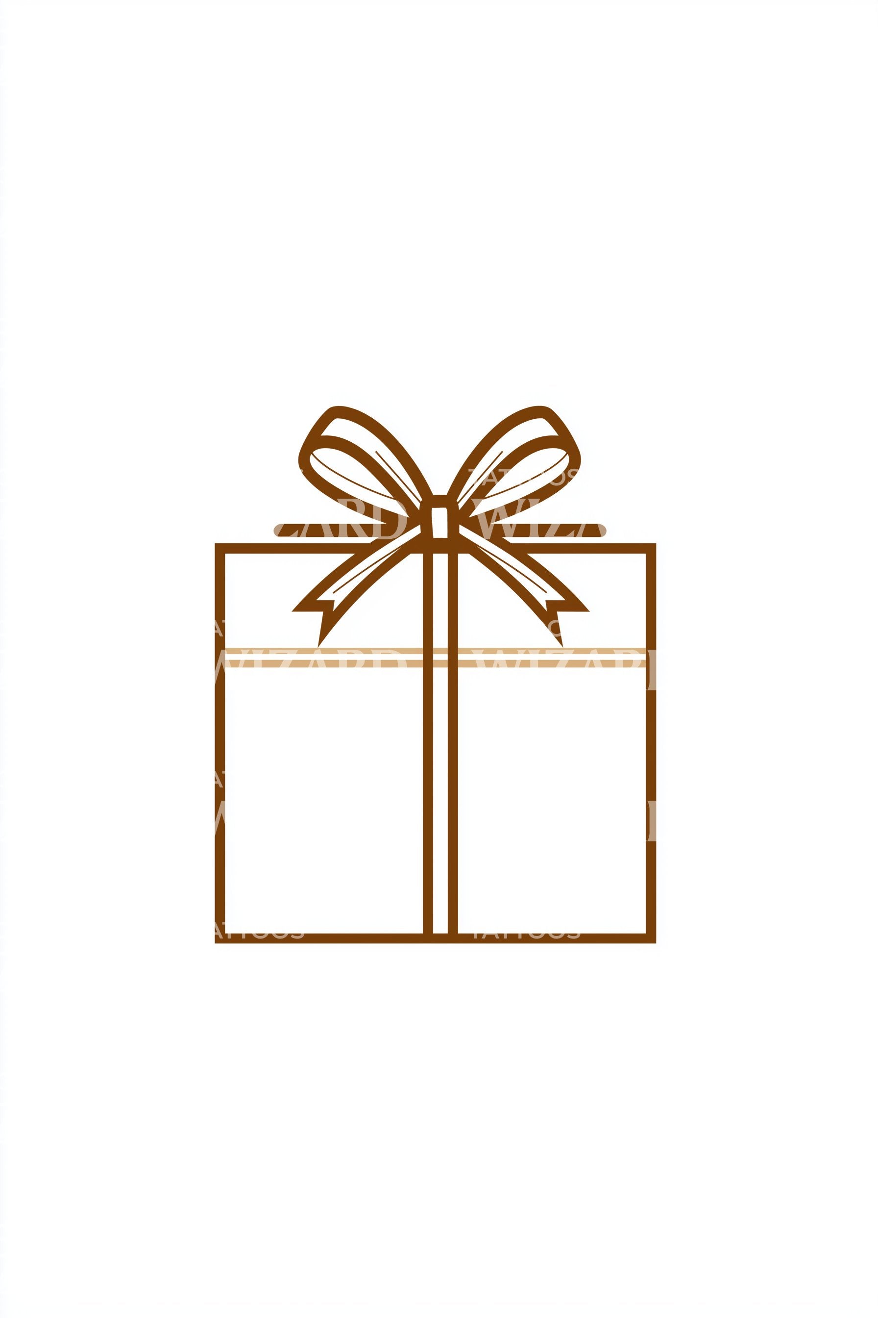 Elegant Tall Gift Tattoo Design – Tattoos Wizard Designs