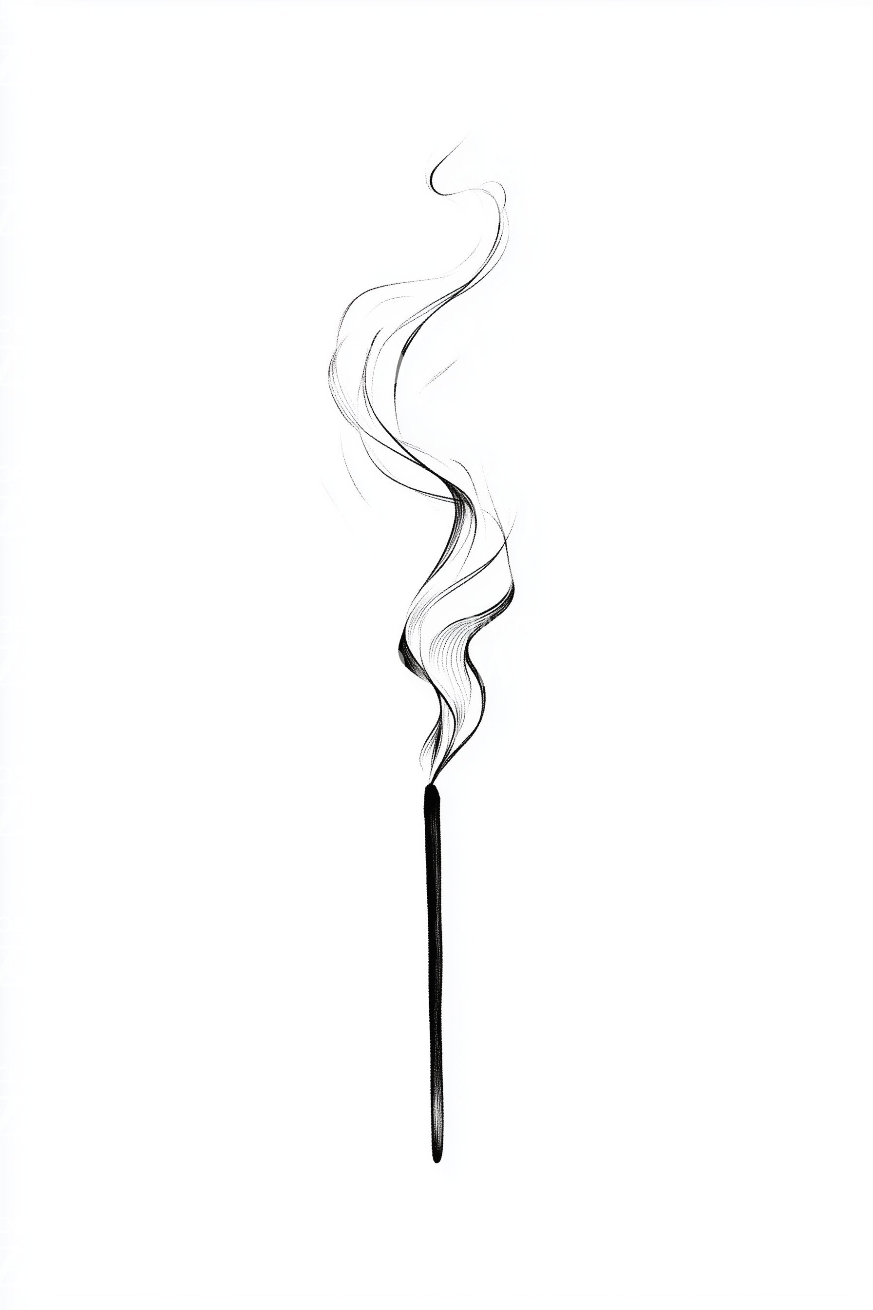 Incense Smoke Tattoo Design – Tattoos Wizard Designs