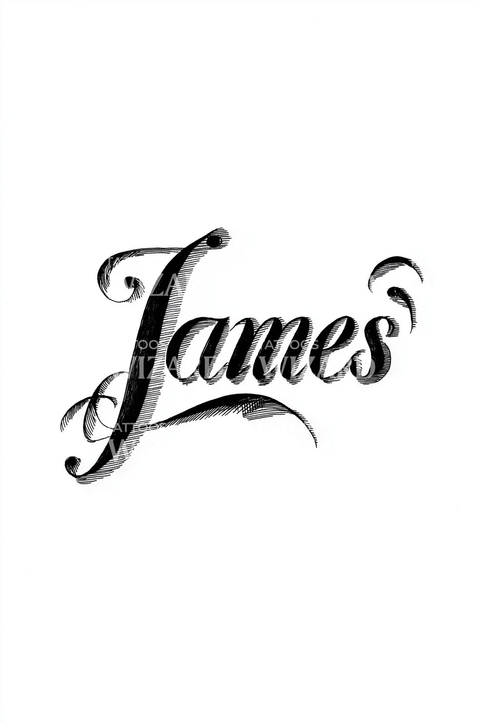 James Minimal Swoosh Tattoo Idea – Tattoos Wizard Designs