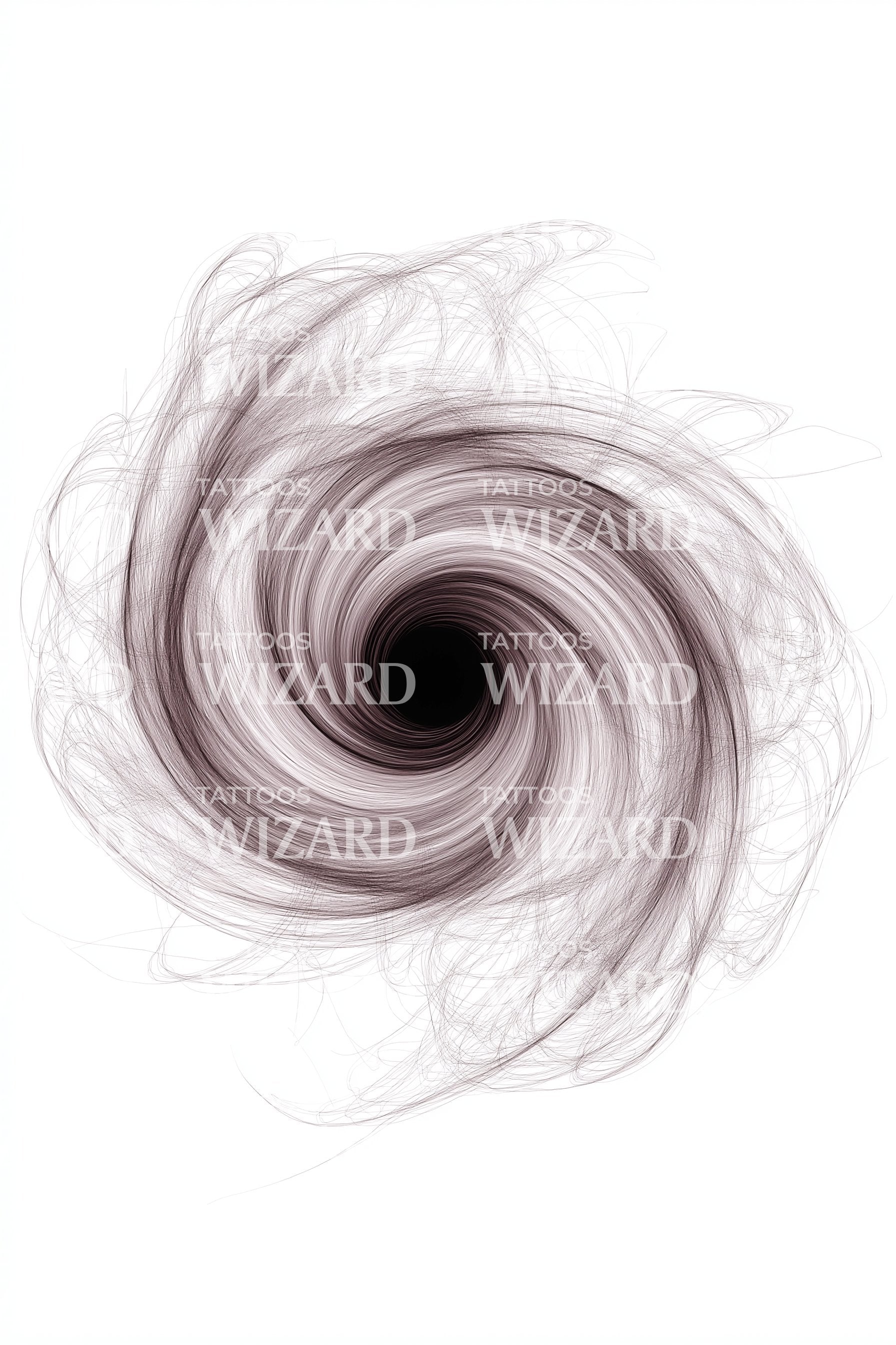 Mystic Spiral Vortex Tattoo Illustration – Tattoos Wizard Designs