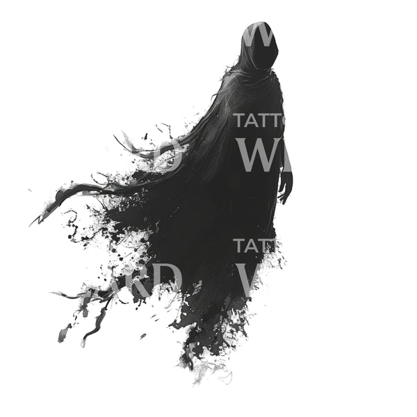 Harry Potter Dementor Tattoo Design – Tattoos Wizard Designs