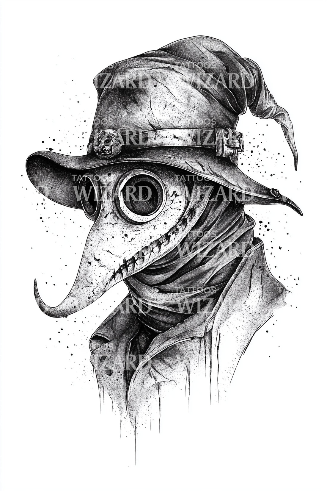 Steampunk Plague Doctor Tattoo Idea – Tattoos Wizard Designs