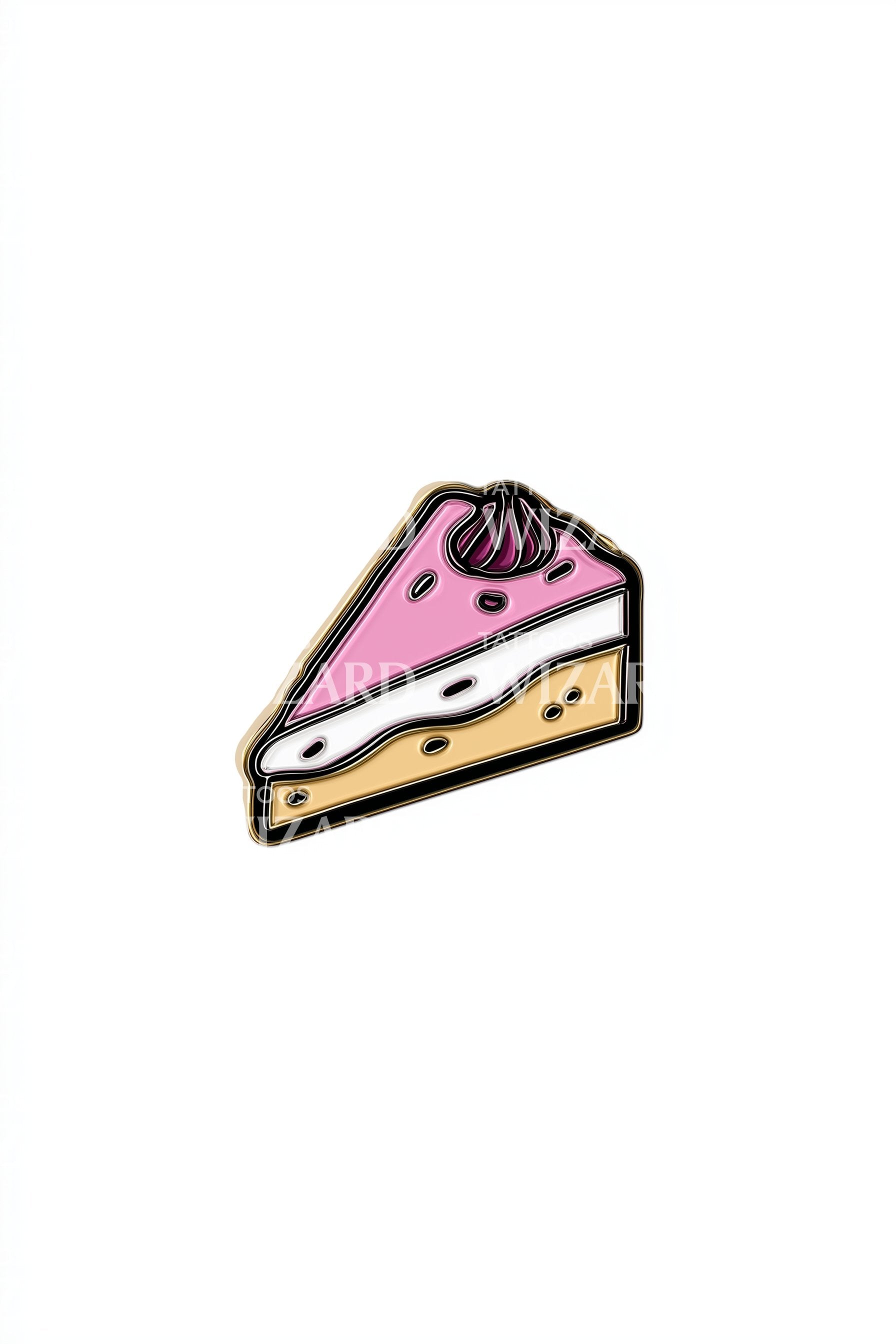 Strawberry Mini Cake Tattoo Idea – Tattoos Wizard Designs