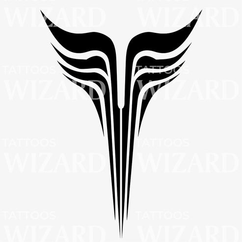 Tribal Sigil and Strength Symbol Tattoo Design – Tattoos Wizard Designs