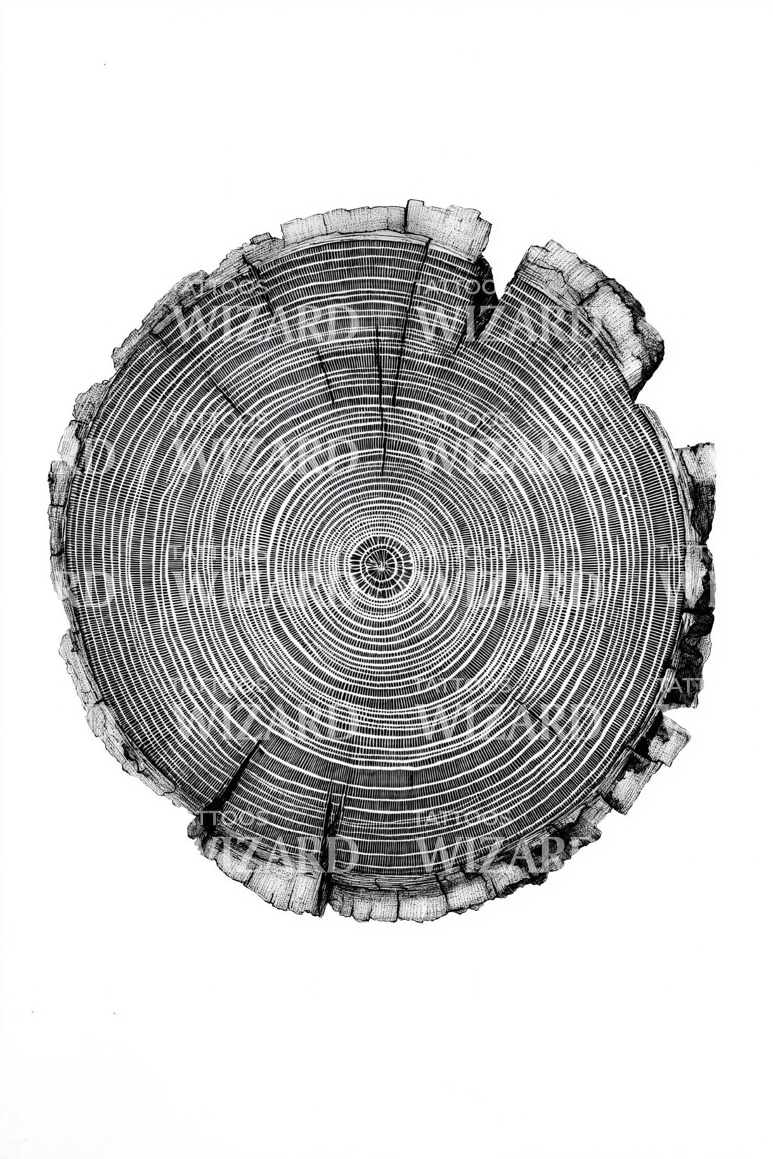 Wood Growth Rings Tattoo Design – Tattoos Wizard Designs